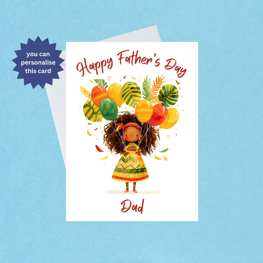 Jamaican Fathers Day Card Jamaica Caribbean Father's Day Card Sunny ...