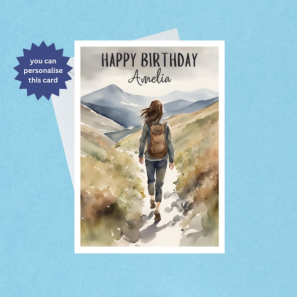 Birthday Card for a Walker Women - Etsy