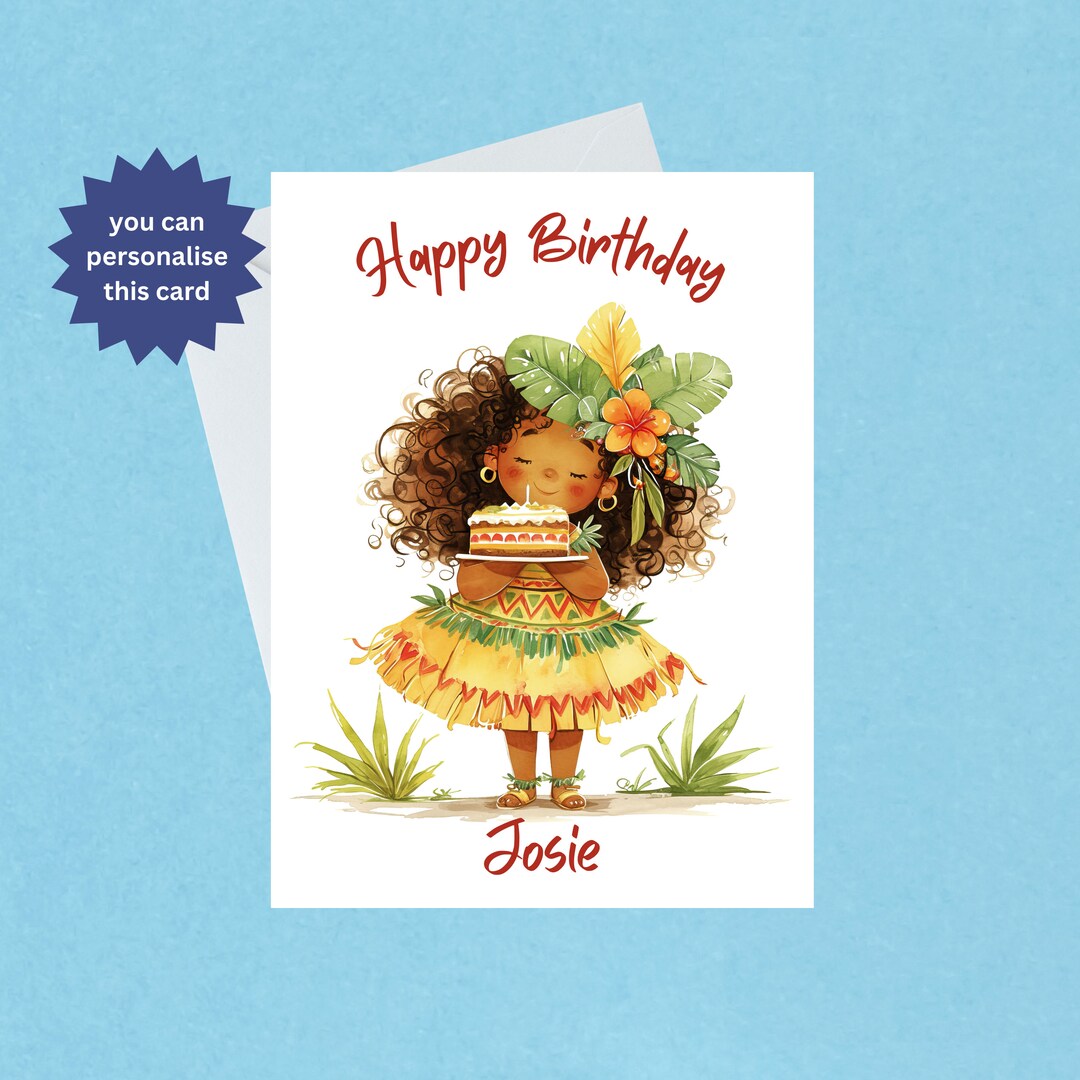 Jamaican Birthday Card | Jamaica Caribbean Celebration Card | Fruity ...