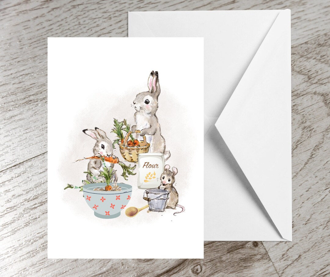 Birthday Card Inspired by the Great British Bake off great Bunny Bake ...