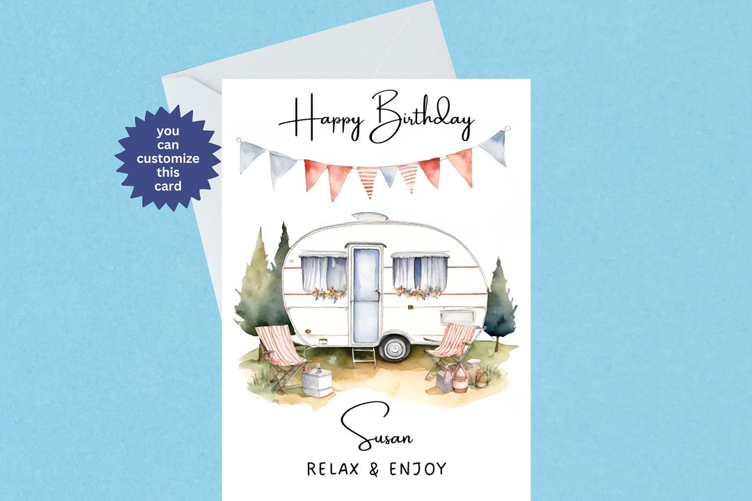Caravan Card for Caravan Lover Retirement Gift for Caravan Enthusiast ...