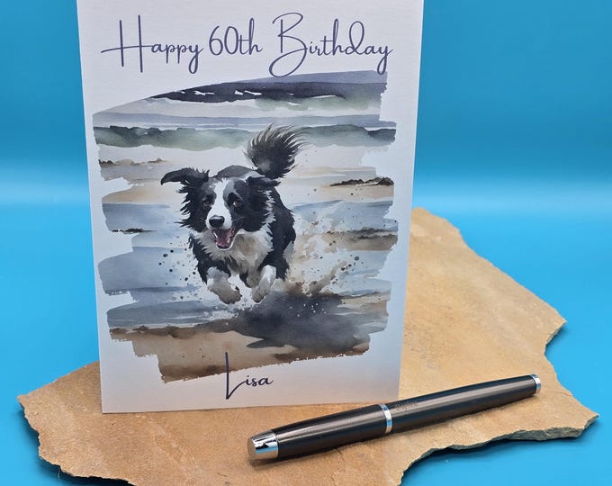 Golden Retriever Customisable Card / Golden Retriever Card / Cute ...