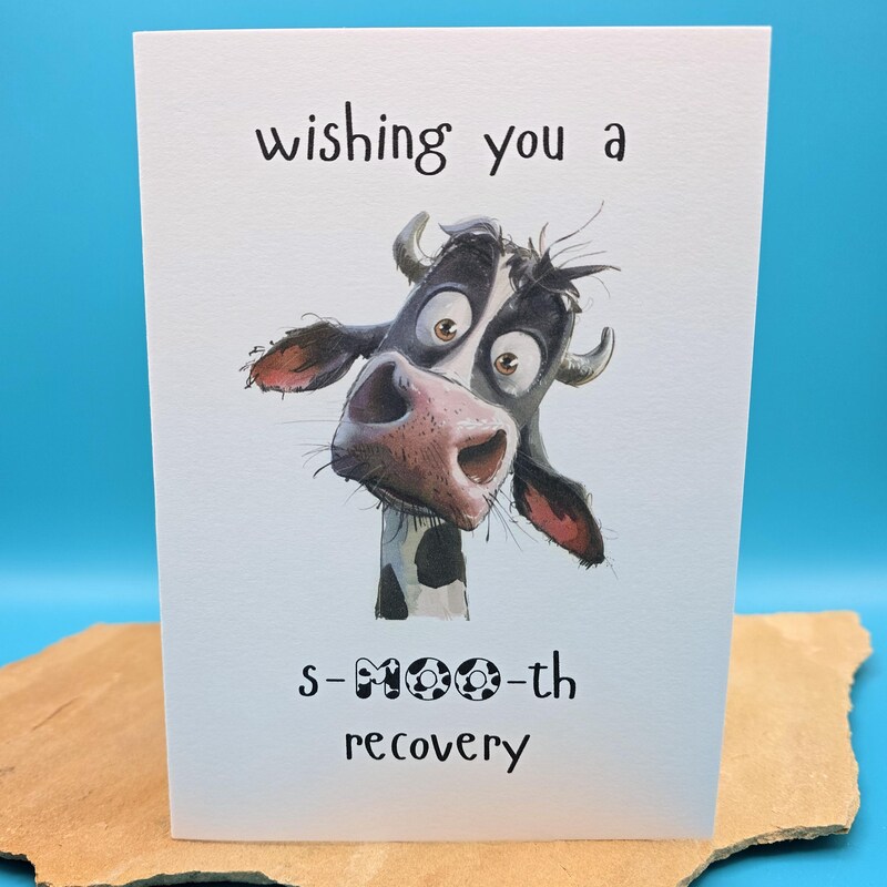 Cow Card - Etsy