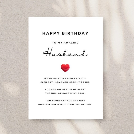 Happy Birthday Love Poem For Him