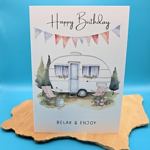 Customized Caravan Birthday Card | Caravanning Lover's Birthday | Funny ...