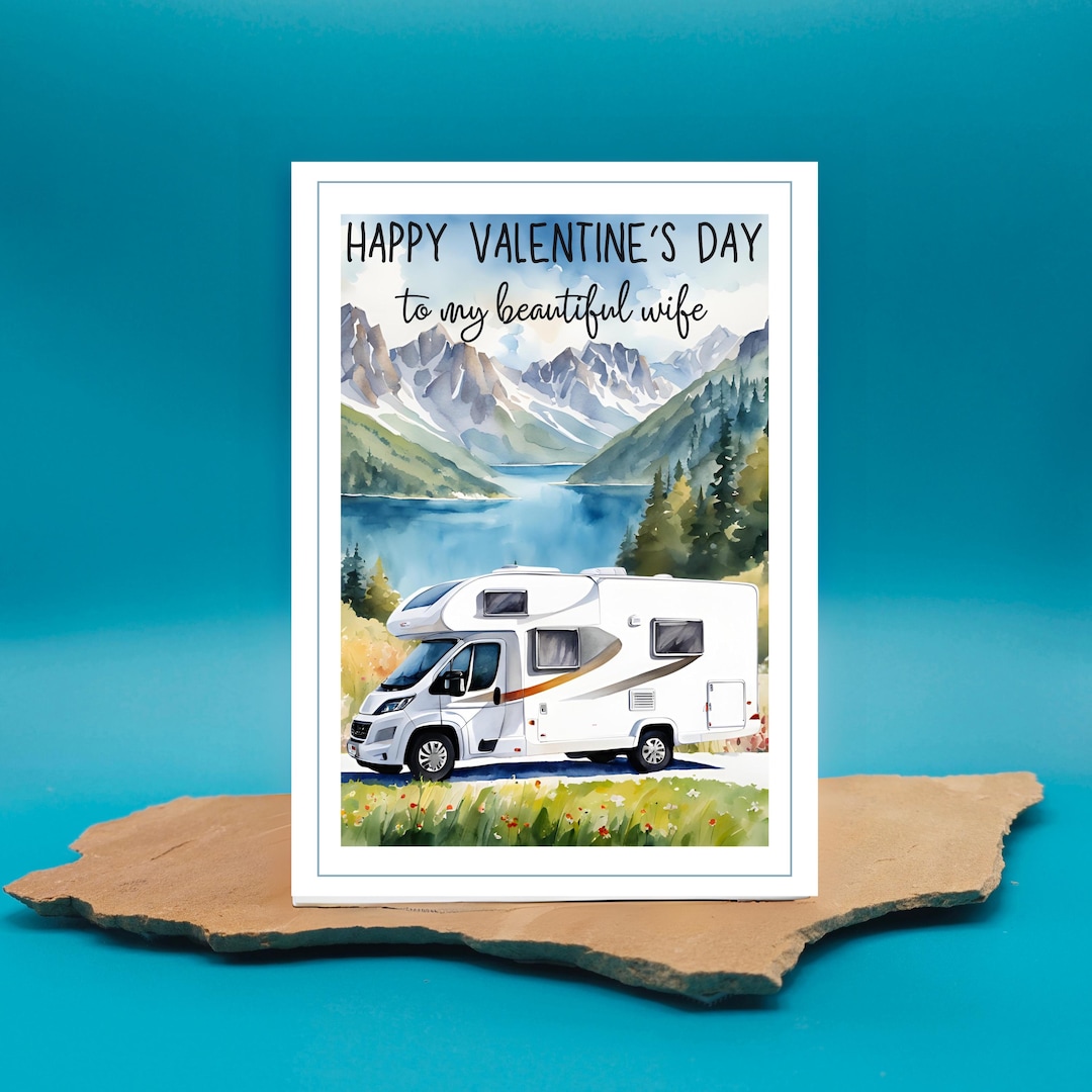 Customized Motorhome Card | Campervan Card | Motorhome Card for ...