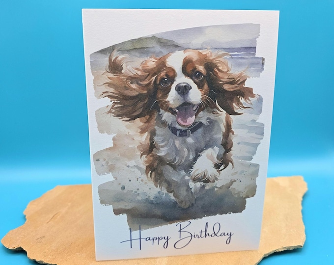 Golden Retriever Customisable Card / Golden Retriever Card / Cute ...