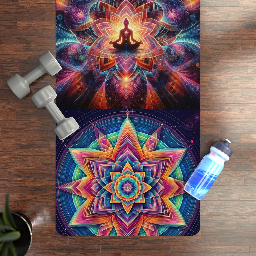 Deeply Spiritual Meditative Yoga Mat - Etsy