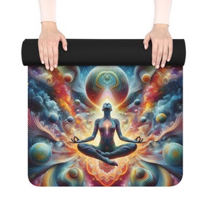 Spiritual Namaste Sacred Buddha Hindu Awakening Rubber Yoga Mat - Etsy