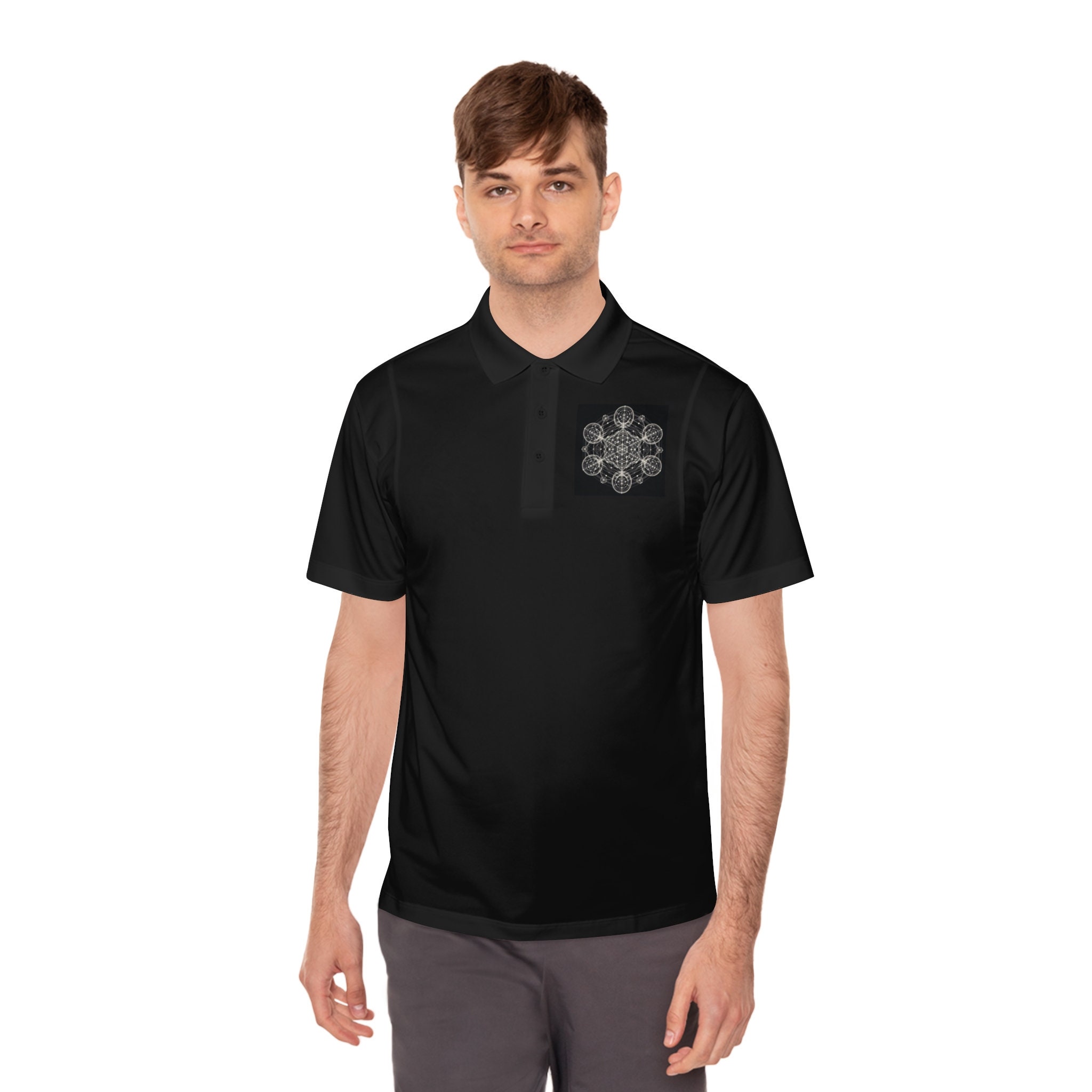 Sacred Geometry Men's Sport Polo Shirt - Etsy