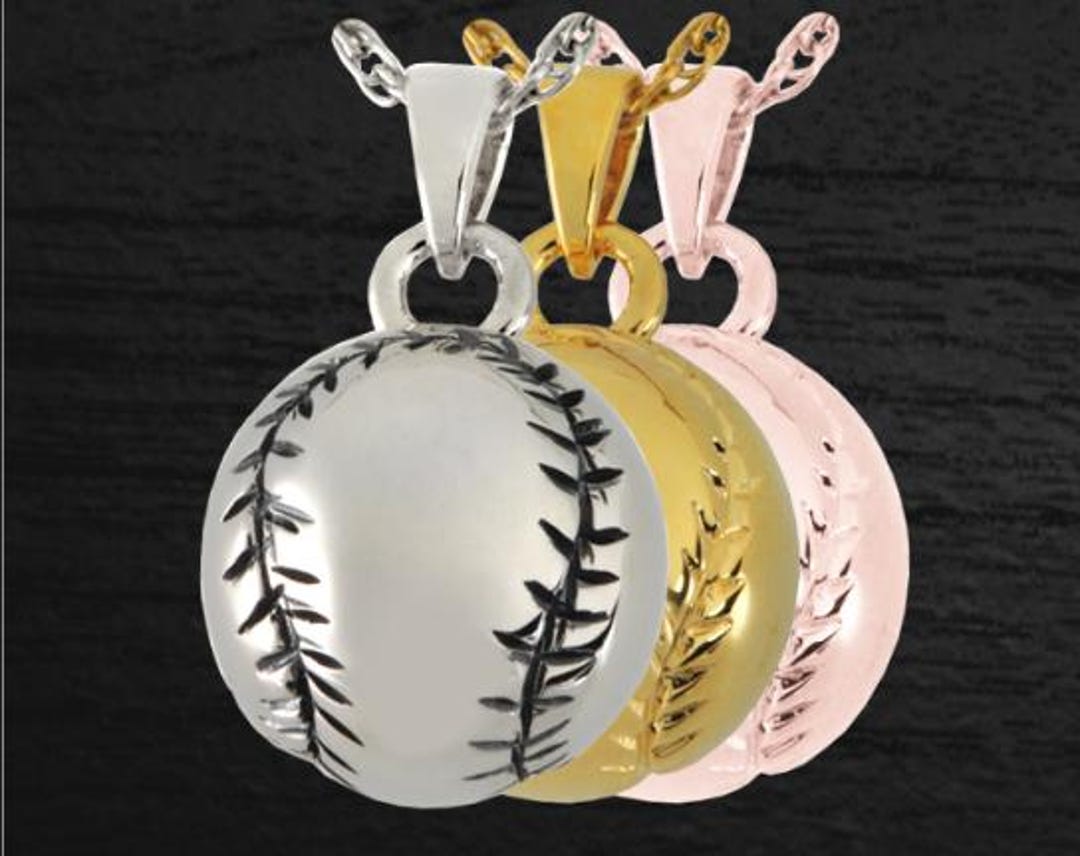 Baseball Cremation Jewlery - Etsy