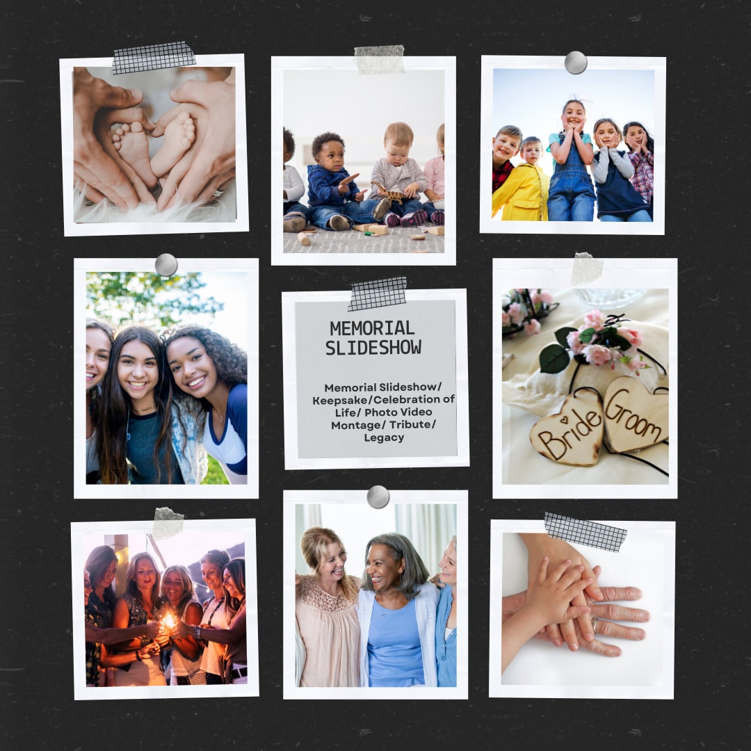 Memorial Slideshow/celebration of Life/ Legacy Video/sympathy ...