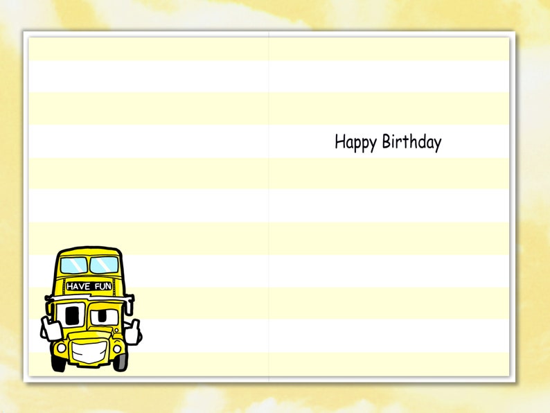 OAP Bus Pass Birthday Card - Etsy UK