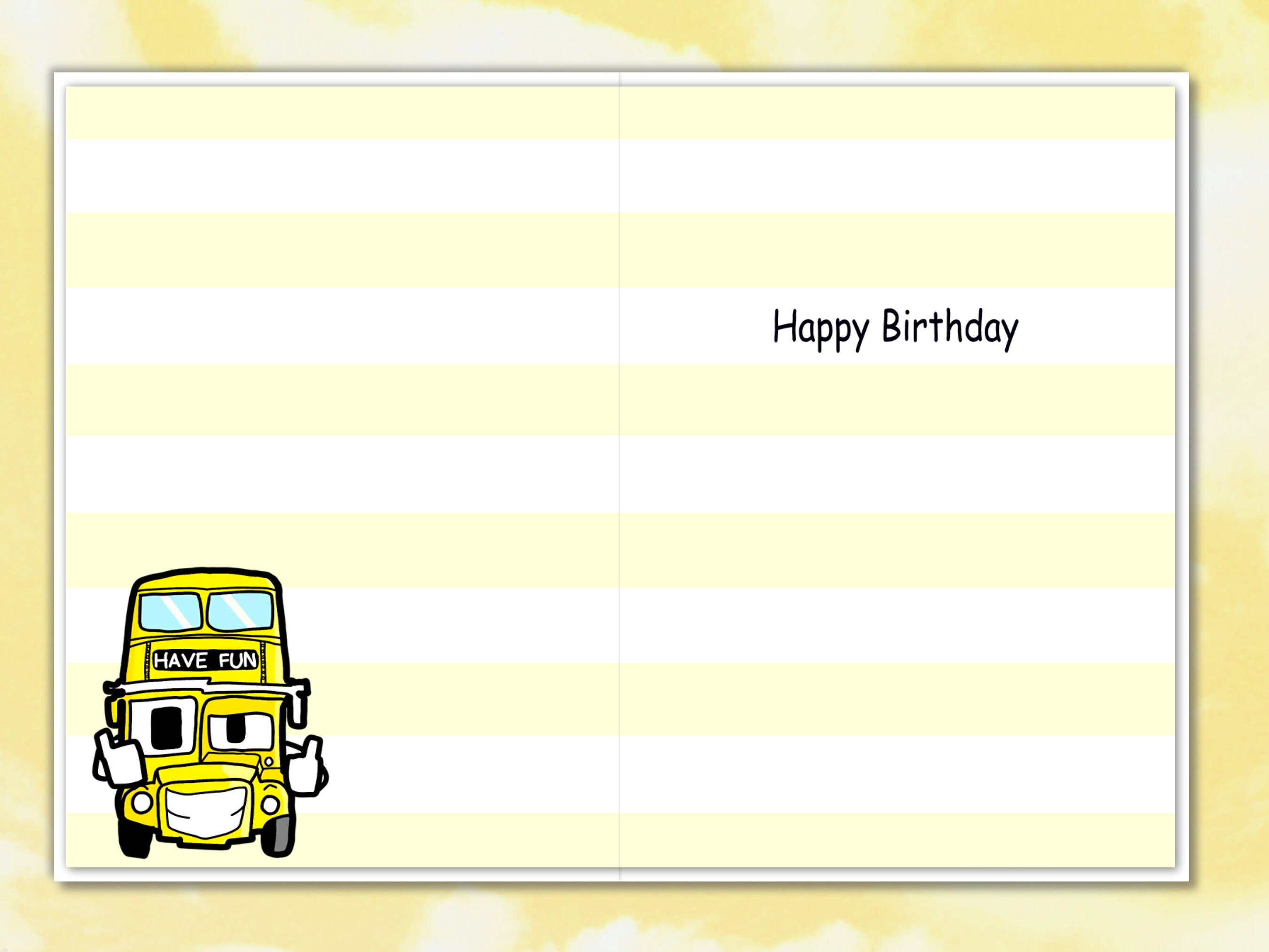 OAP Bus Pass Birthday Card - Etsy UK