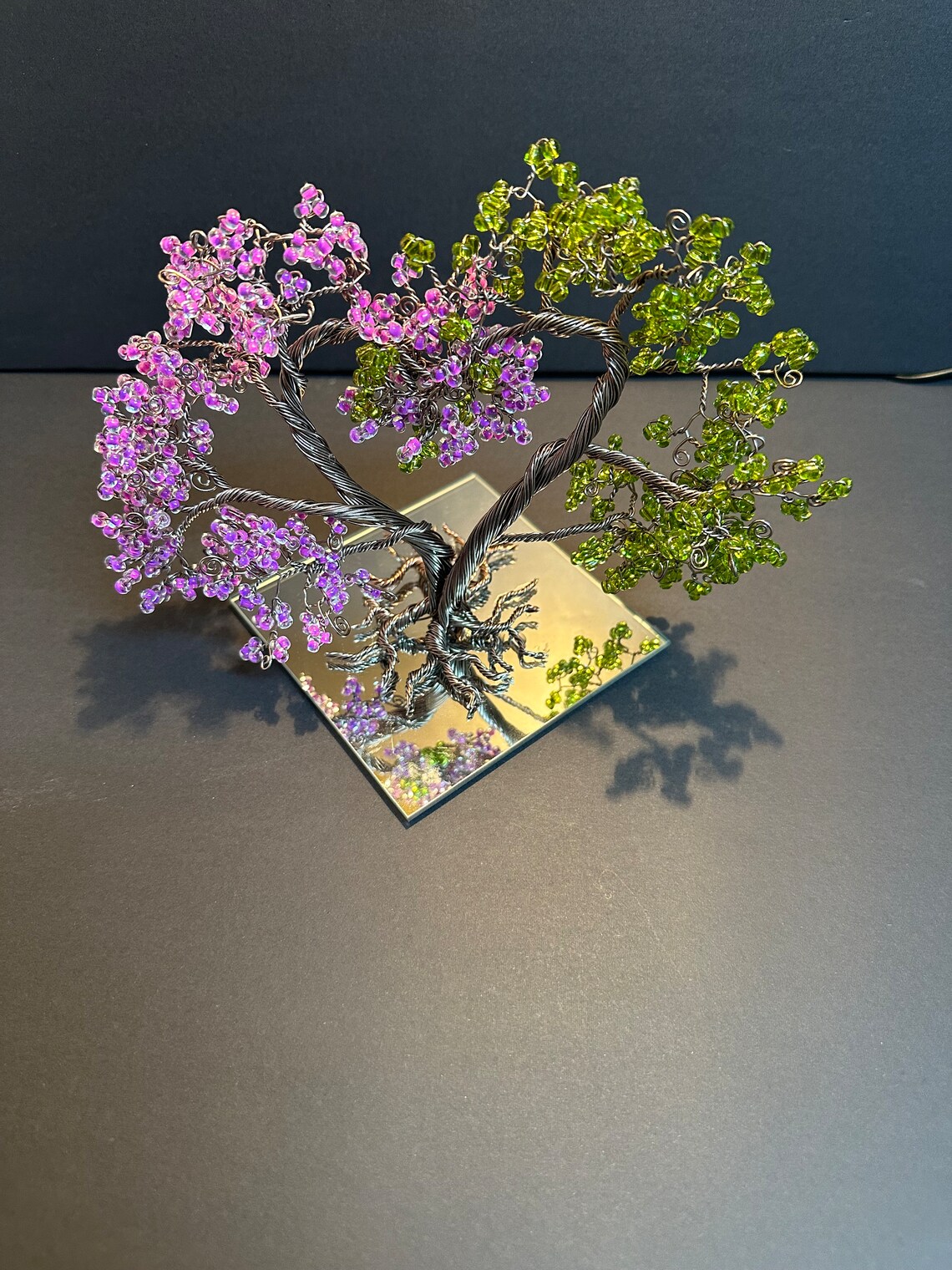 Heart Shaped Wire Tree Sculpture - Etsy