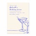 Hand Drawn Blue Martini Illustrated Birthday Soiree Invite Template ...