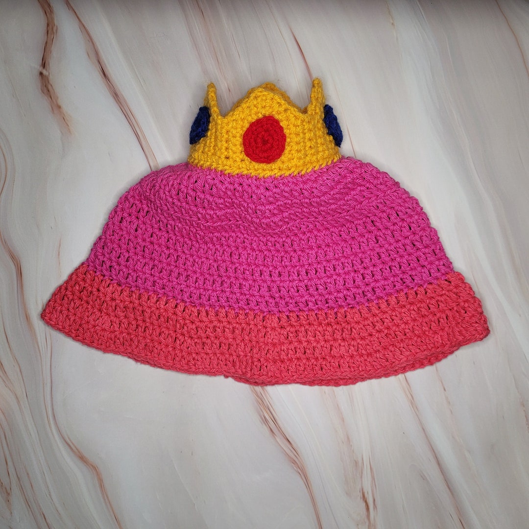 Pink Princess Bucket Hat CROCHET PATTERN - Etsy