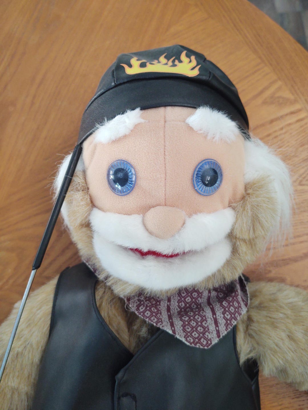 Vintage Biker Puppet Marionette Monkey. Made by Sunny and Co. - Etsy