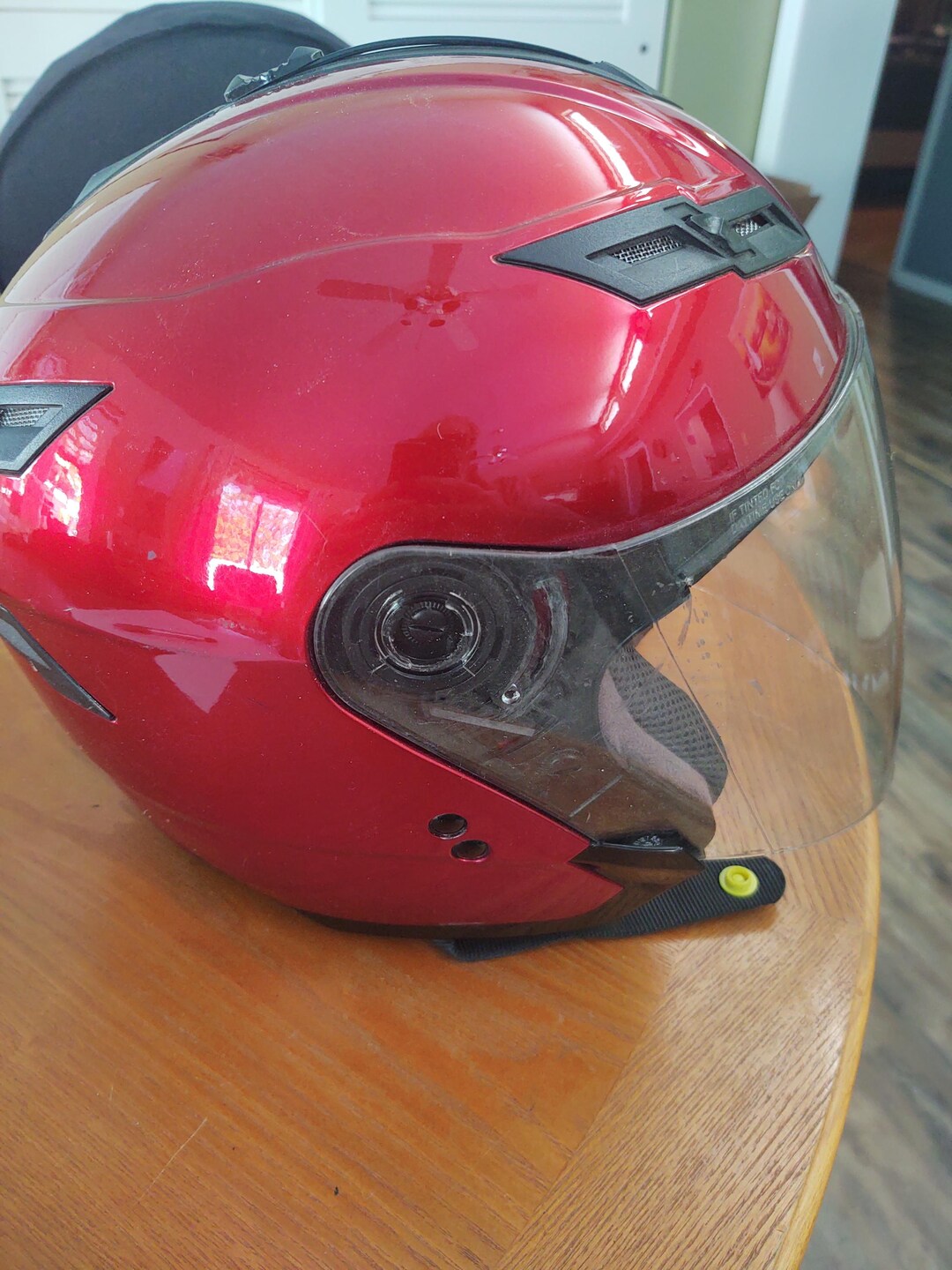 GMAX OF-77 Open Face Candy Red Helmet - Etsy