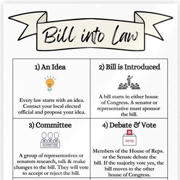 U.s. Constitution Anchor Chart - Etsy