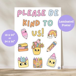 Respect Classroom Supplies Poster, Caring for Classroom Materials ...