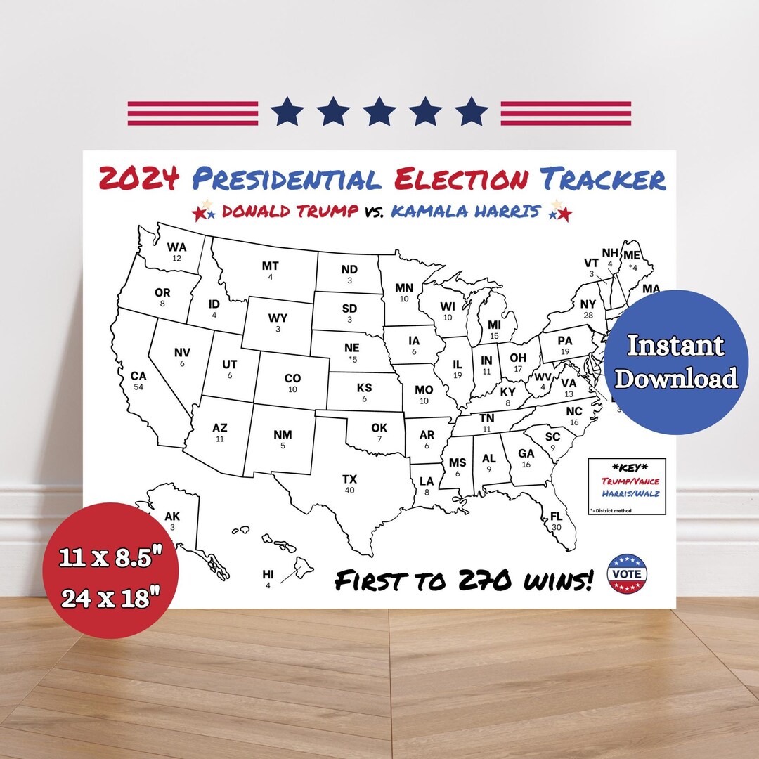 2024 Presidential Election Vote Tracker, Presidential Election ...