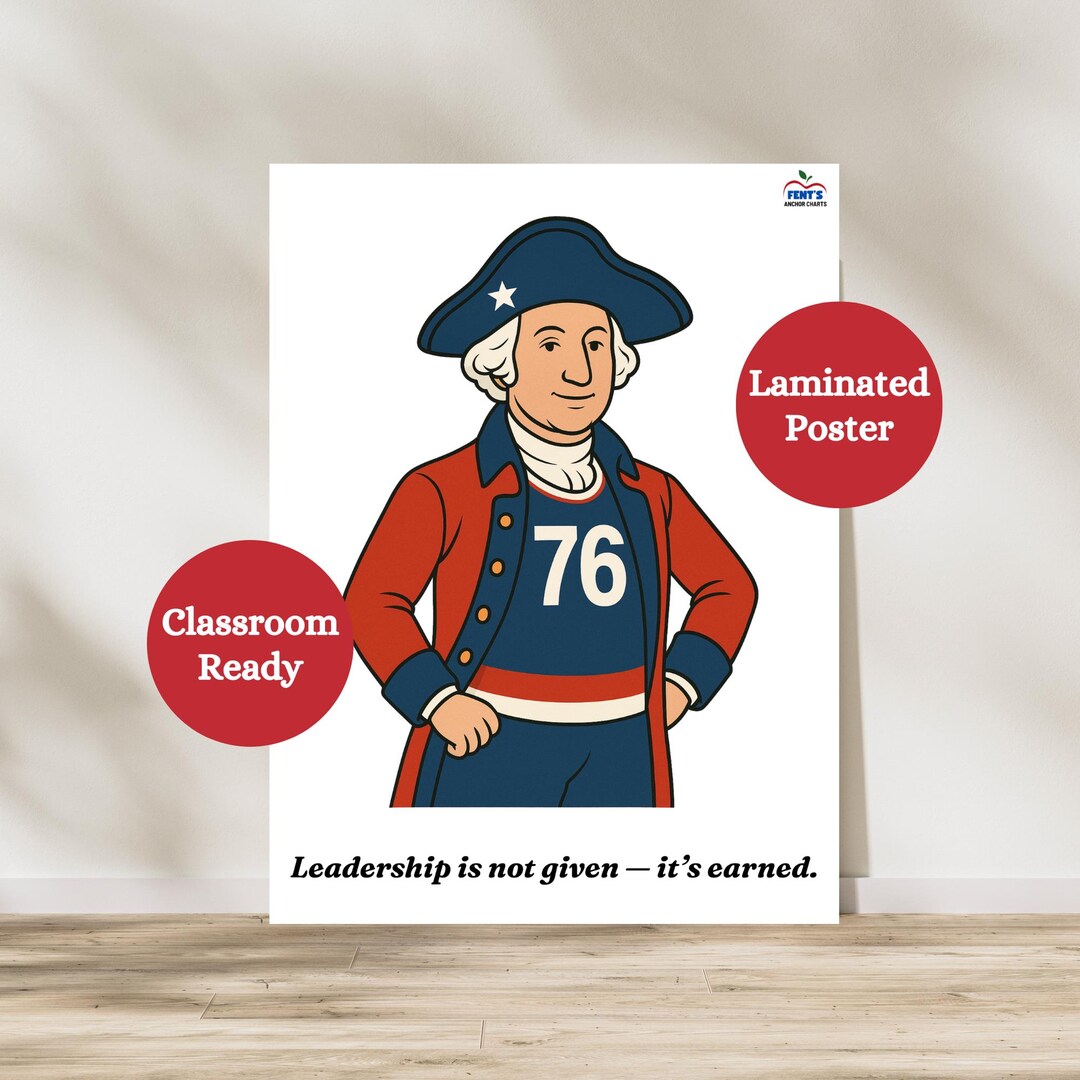 George Washington Leadership Classroom Poster | Social Studies ...