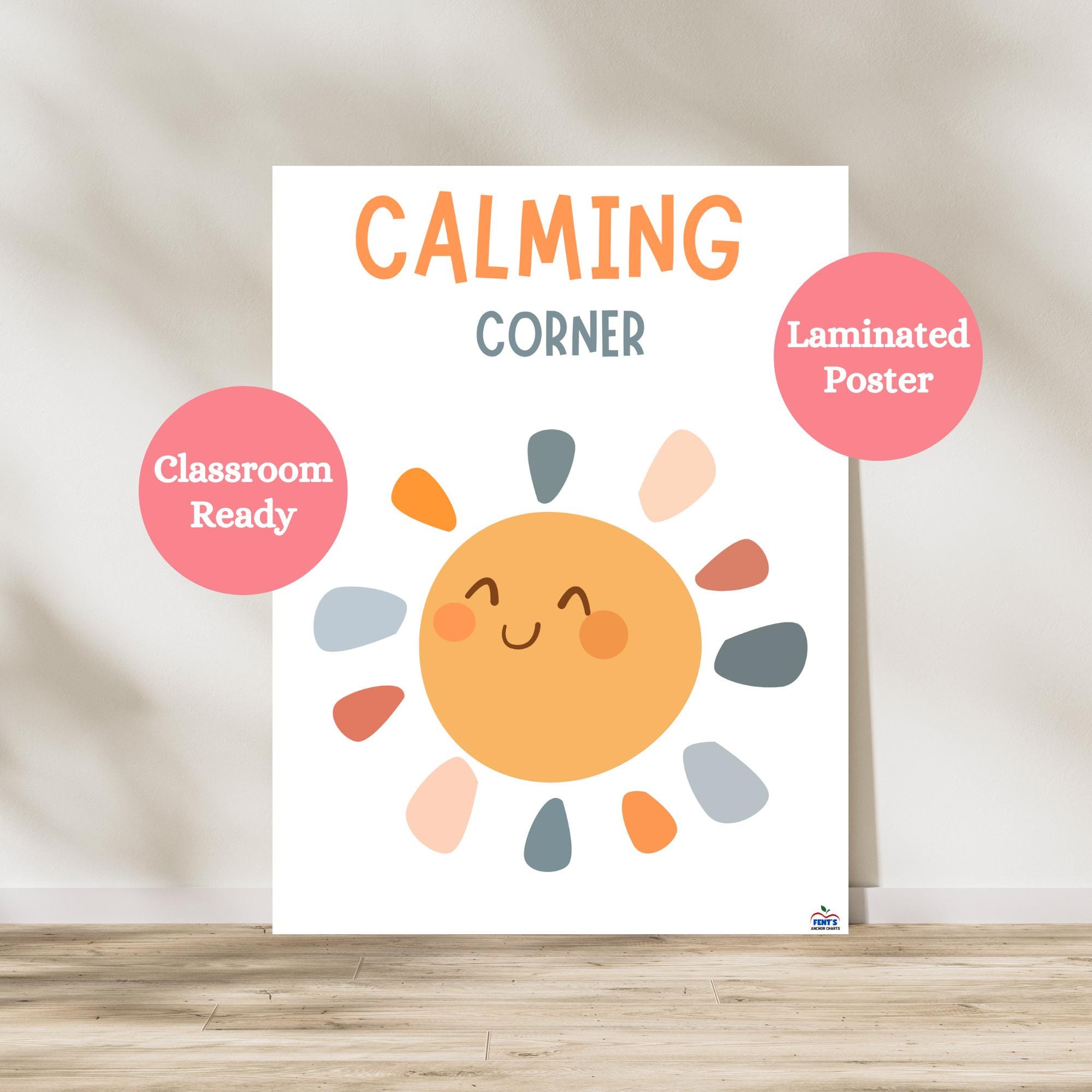 Calming Corner Poster, Classroom Calm Corner, Cozy Classroom Setup, SEL ...