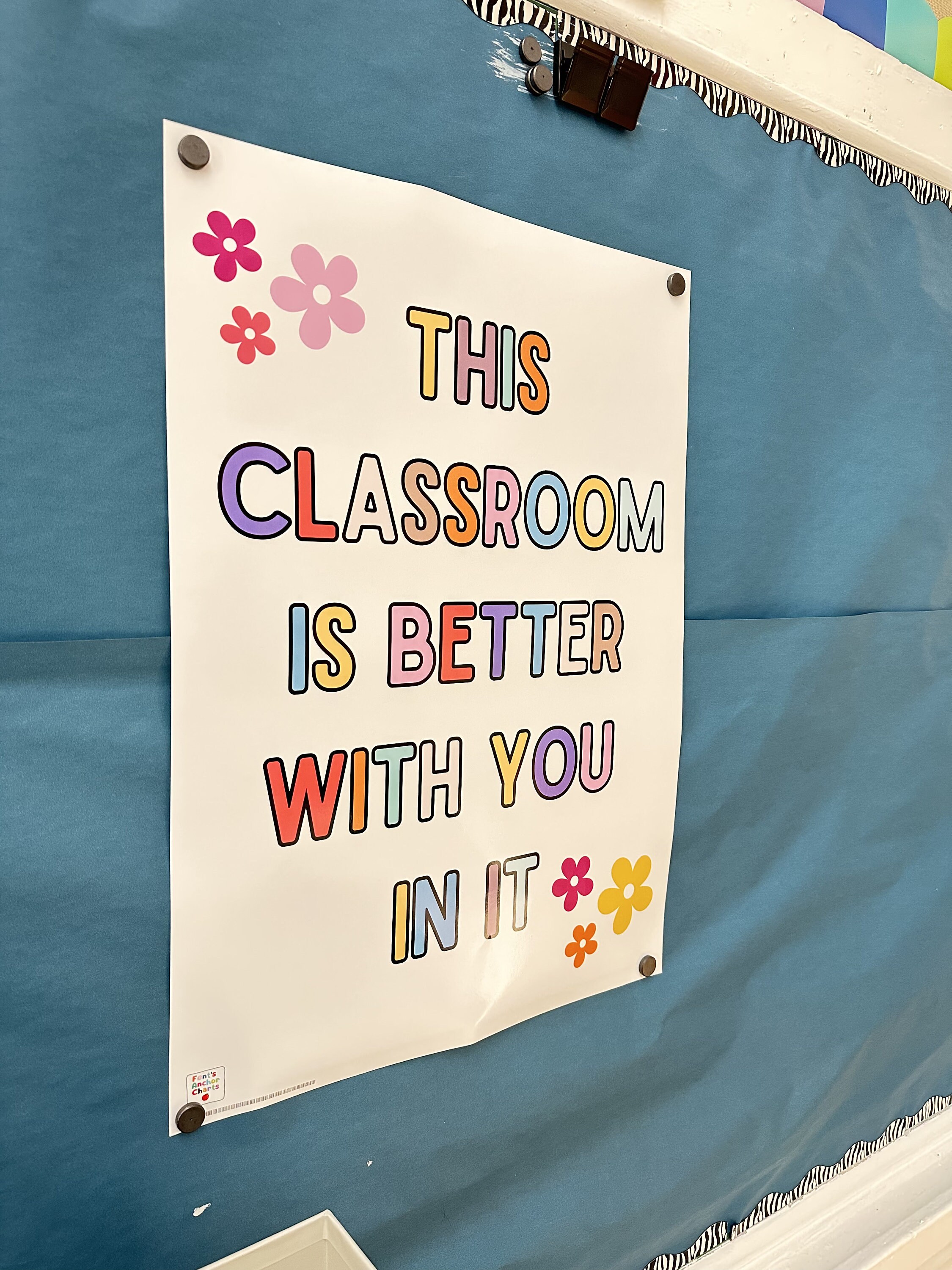 This Classroom is Better With You in It Poster, Classroom Poster Quotes ...