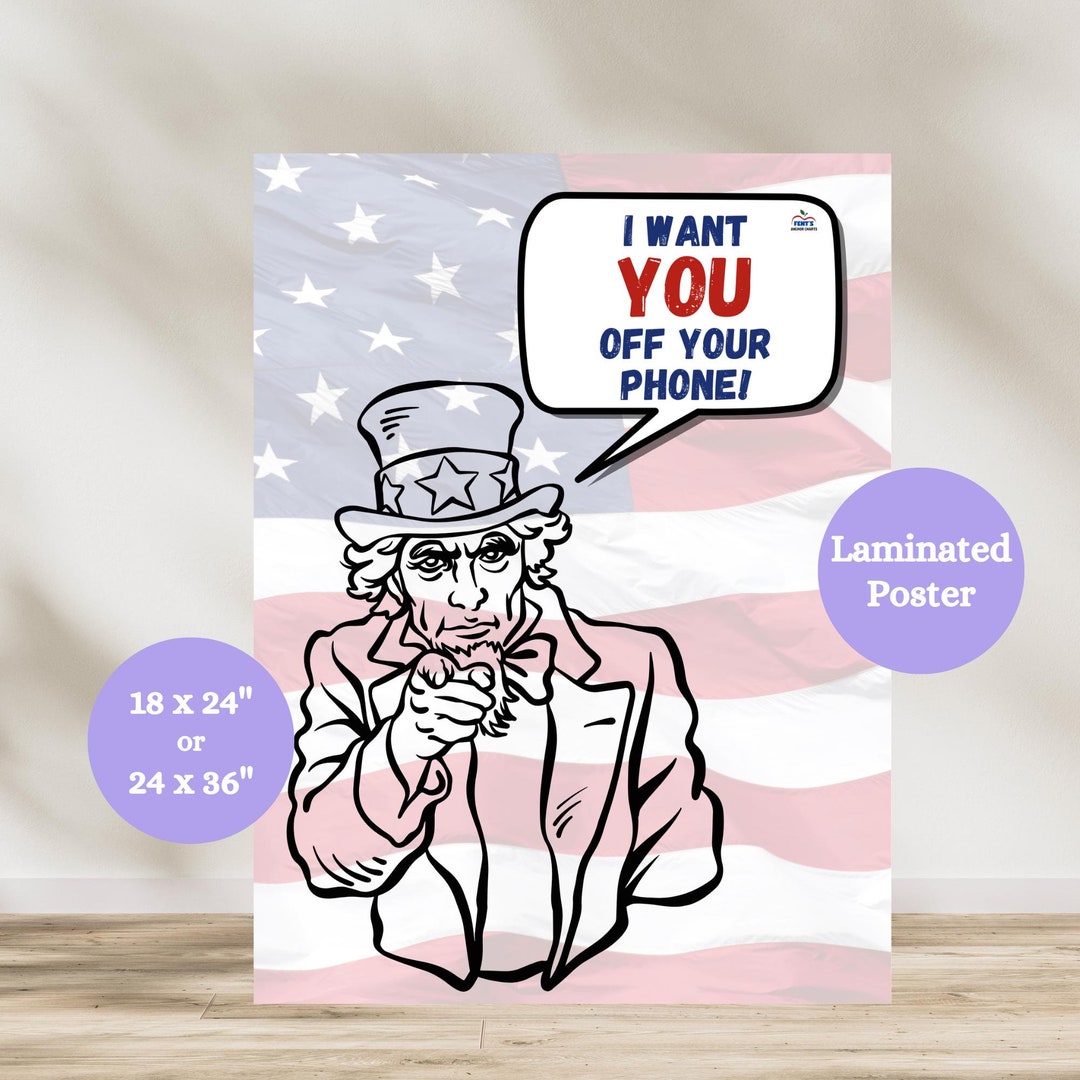 No Phones in Class Poster, No Phones in School Poster, Classroom ...