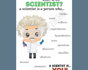 What is a Scientist Anchor Chart - Etsy