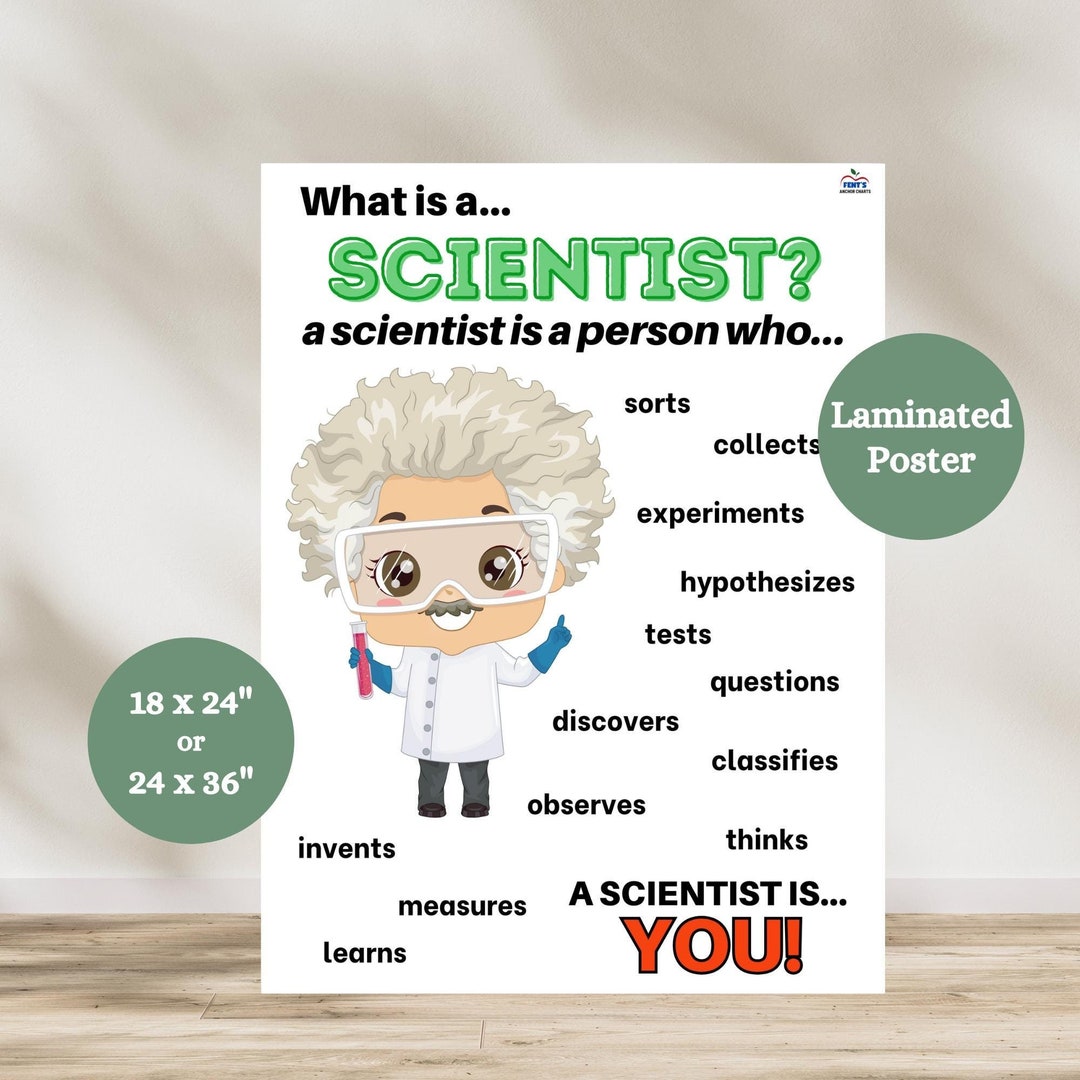 Inpiring Scientist Poster, Famous Scientist Poster, Elementary Science ...
