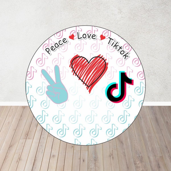 Tik Tok Backdrop - Etsy
