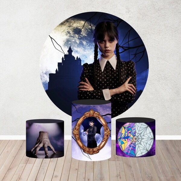 Wednesday Round Arch Cover - Etsy