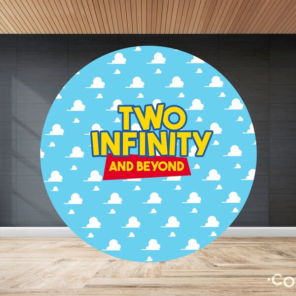 Two Infinity and Beyond Backdrop - Etsy