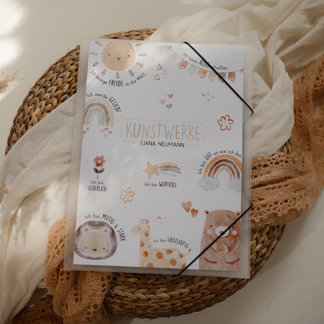 Children's Post Folder, Art Folder, School Folder affirmation ...