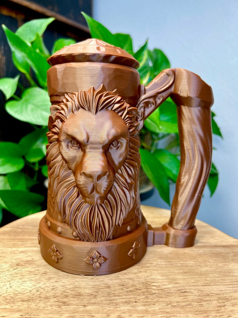 The Lions Brew Mug Can Holder/dice Roller From Mythic Mugs by - Etsy