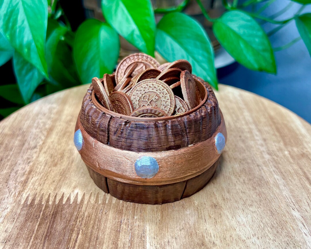 Classic Tavern Coins Dice Box- Dice Vault- From Mythic Mugs by Ars ...