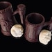 Rustic Faux Wood Tavern Mug Can Holder Dice Roller HAND PAINTED Mythic ...