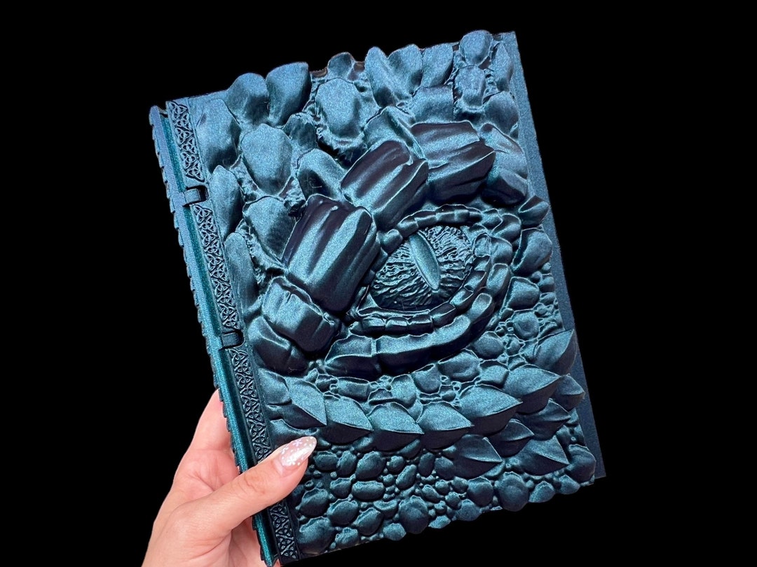 Dragon 3D Printed Notebook Cover - Reusable Notebook Cover - Etsy