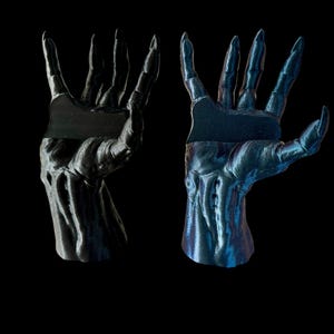 Demon Hand Book Stand | 3D Printed Bookshelf Decor | Fantasy Bookish ...