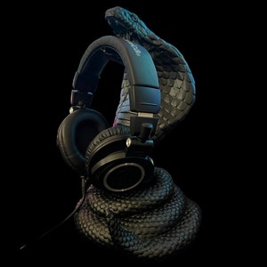 Cobra Snake Headphone Stand - 3D Printed Headset Holder - - Etsy