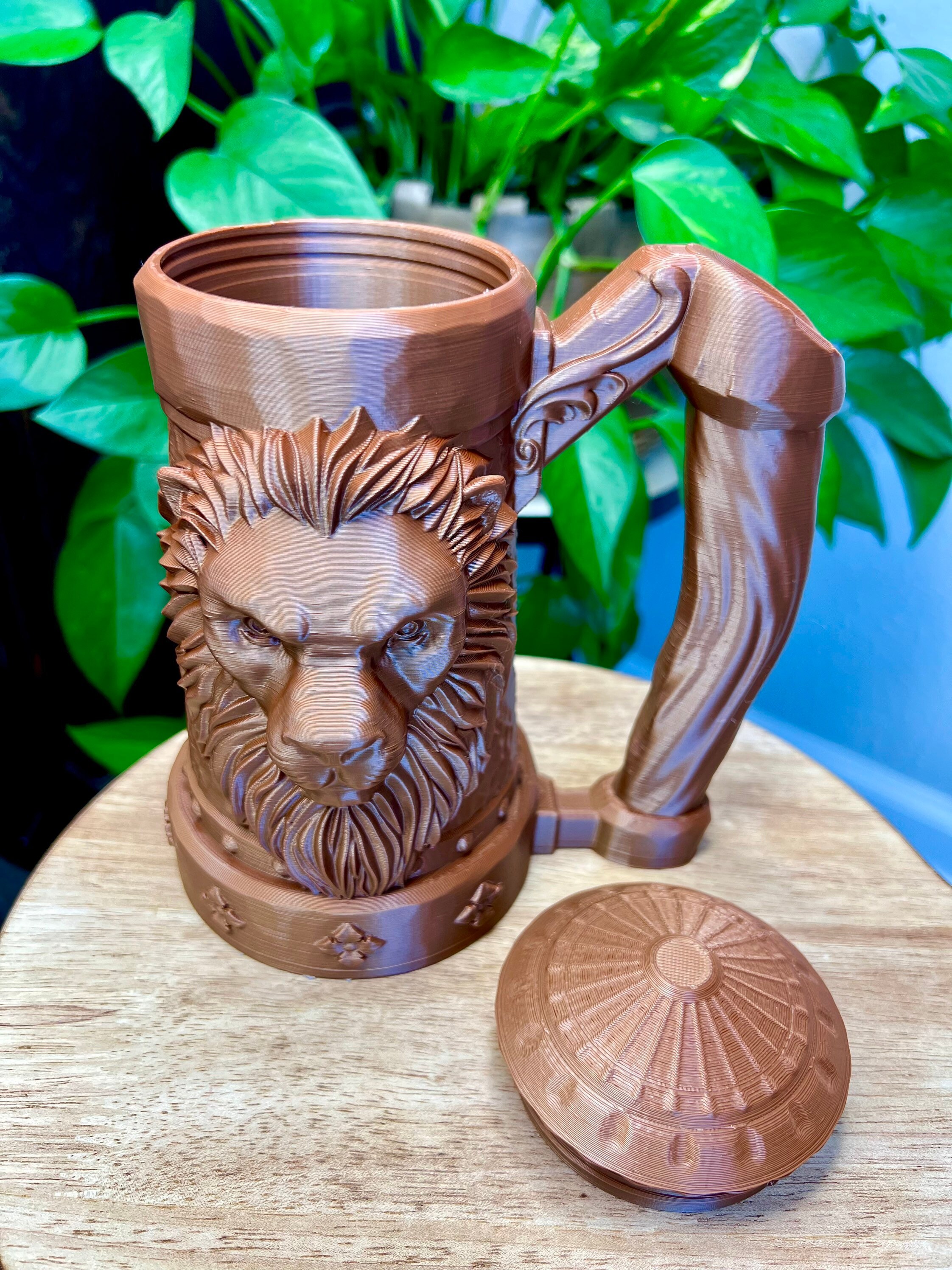 The Lions Brew Mug Can Holder/dice Roller From Mythic Mugs by - Etsy