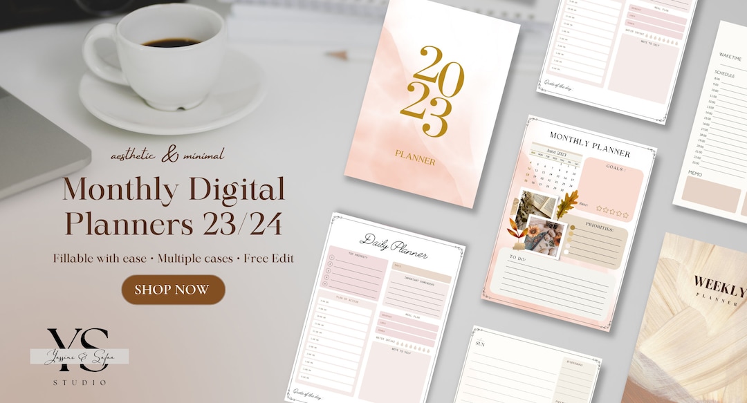 Month Mastermind: Streamlined Printable Monthly Planners - Etsy