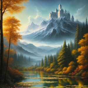 Instant Download "grace and Grandeur" Digital Art by Beholdersai ...