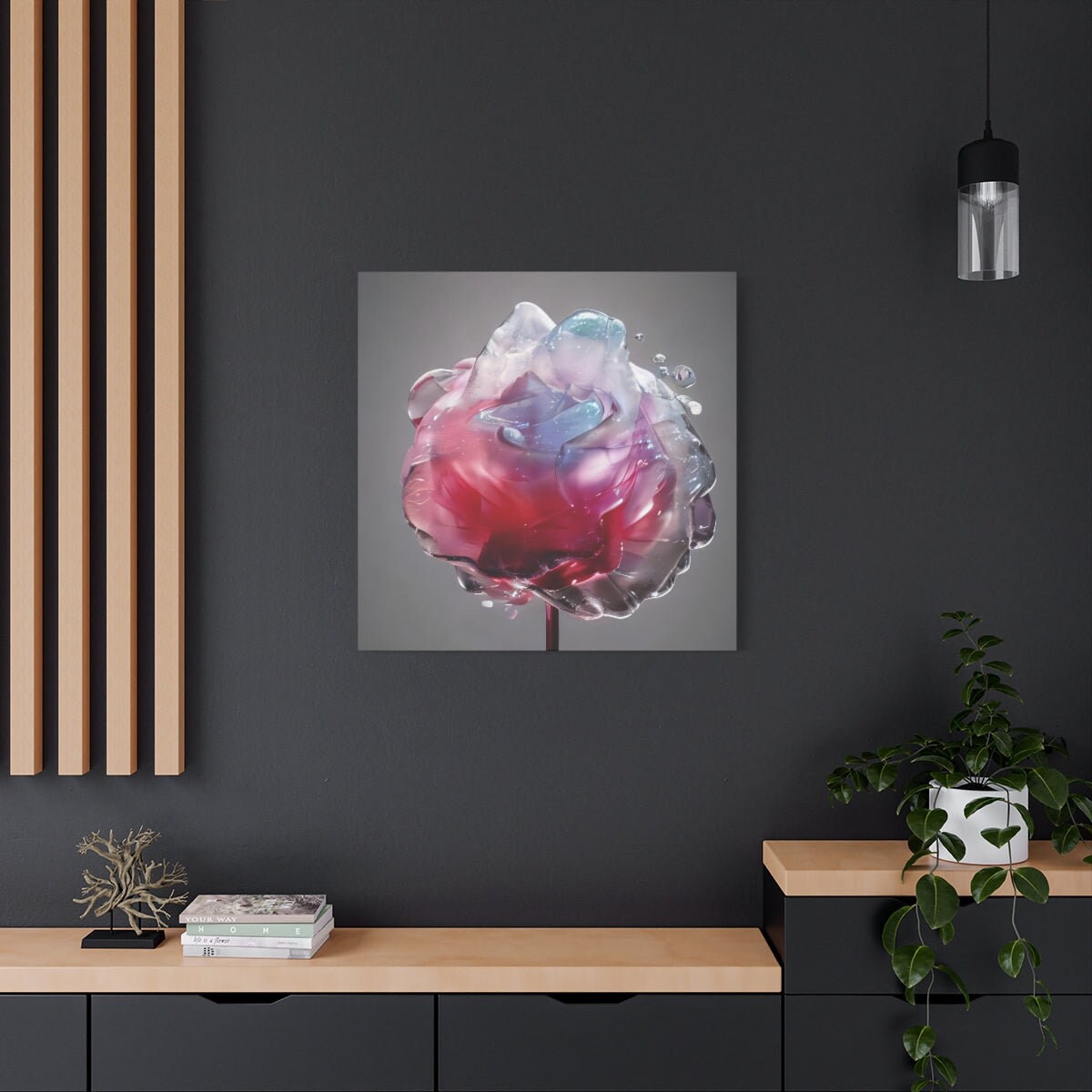 Instant Digital Download Crystal Flower Art by Beholdersai, Rose ...