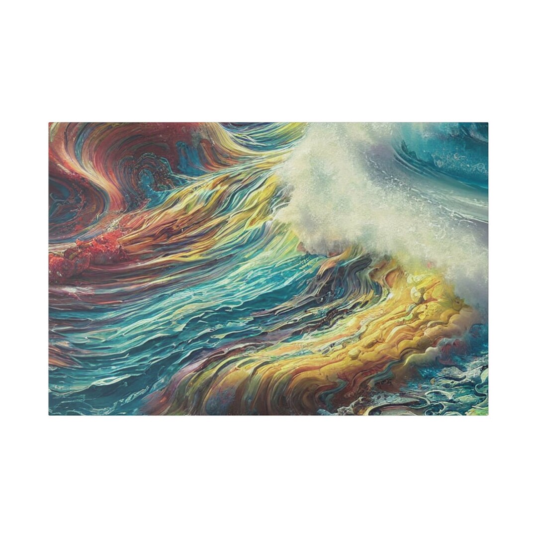 Digital Download Abstract Waves Art by Beholdersai, Unique, Printable ...