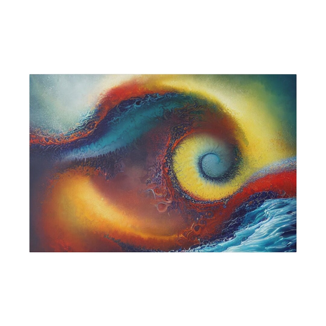 Digital Download Abstract Waves Art by Beholdersai, Unique, Printable ...