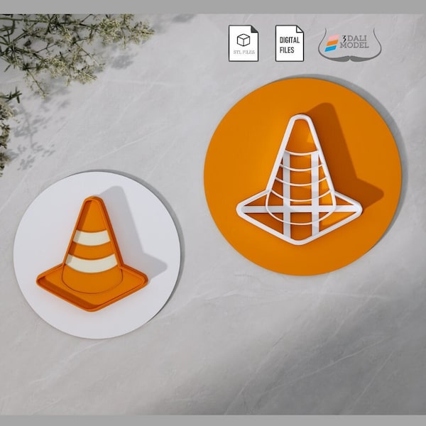 Traffic Cone 3d Print Pattern - Etsy
