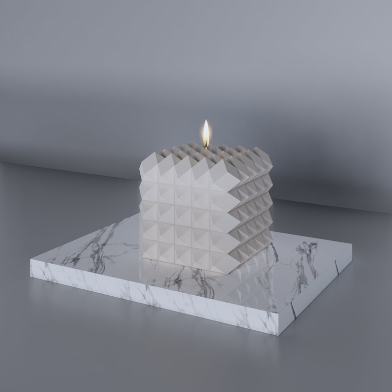 3D Candle Models STL Files Model-10 Cube Stl File 3D Print Files - Etsy